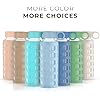 Amazon.com: purifyou Premium 40/32 / 22/12 oz Glass Water Bottles with ...