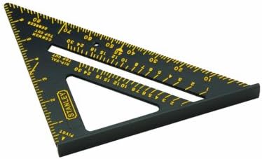 STANLEY Carpenter Square, Premium Quick Square Layout Tool, 7-Inch (46 ...