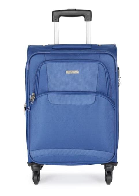 Buy Aristocrat Unisex Blue Amber Strolley Cabin Trolley Bag at Amazon.in