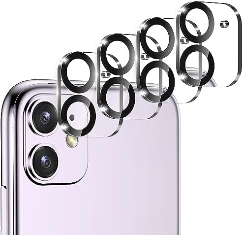 Amazon.com: DEERLAMN [4-Packs for iPhone 12 mini Camera Lens Protector ...