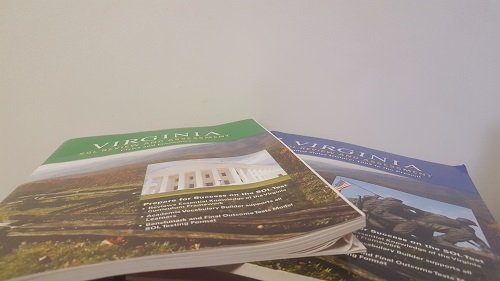 2 Volumes of Virginia SOL Middle School Review & Assessment Workbooks ...