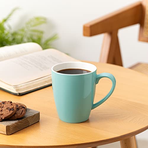 Snapklik.com : Sweese Porcelain Coffee Mugs - 20 Ounce - Set Of 6