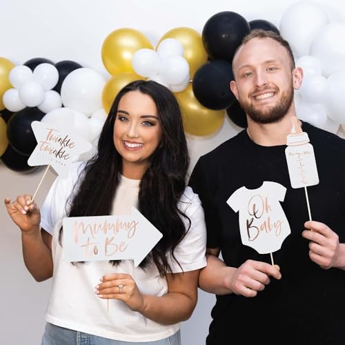 Party Propz Rubber Baby Shower Photo Booth Props - Tags Set 10Pcs ...
