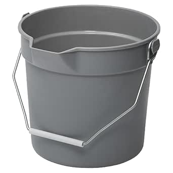 Winco cubeta de plástico Resistente con Boquilla de vertido, 14 Cuartos ...