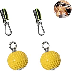 Amazon.com : Climbing Pull Up Ball Hold Grips Non Slip Hand Grips ...