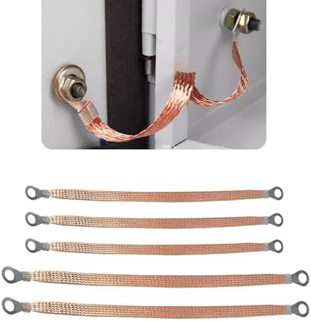 Amazon.com: icykale Pack-5 Car Engine Grounding Strap Kit, Copper ...