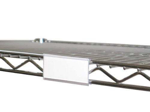 Amazon.com: Omega Precision - 3" Clear Wire Shelf Label Holder 1 Piece ...