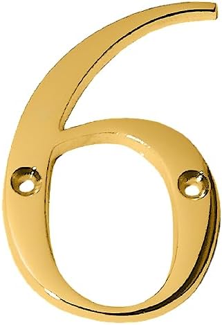 Amazon.com: 3" Brass Numbers Mailbox House Door Numbers #8 : Tools ...