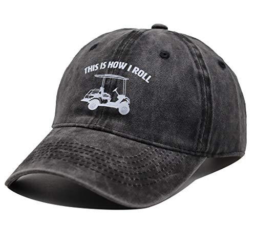 Buy Kamaple This is How I Roll Golf Cart Hat, Funny Golfers Adjustable ...