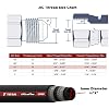 Amazon.com: TITAN FITTINGS | FA-UFW8-JIC-NPT-36 Inch | Assembly: 1/2 ...