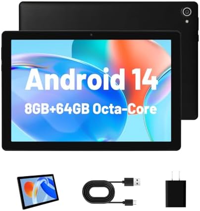Byxsb Tablet 10 Zoll Android 14 Tablets 8GB+64GB/1TB TF Octa-Core Tablet 1280 * 800 HD+IPS ...