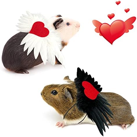 Amazon.com : Vehomy 2Pcs Guinea Pig Valentine's Day Outfit Guinea pig ...
