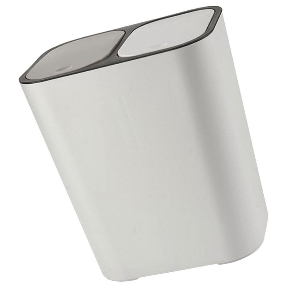 Amazon.com: DEARMAMY Dual Trash Can, 2 Compartment Kitchen Garbage Can ...