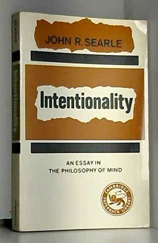 Amazon.com: Intentionality: An Essay in the Philosophy of Mind ...