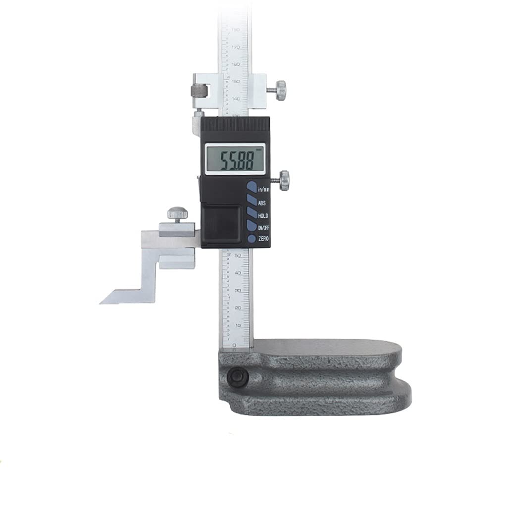 YANGRRJ 0-200mm 300mm Height Vernier Caliper Height Gauge Stainless ...