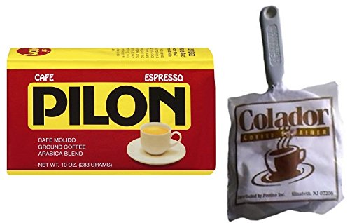 Amazon.com : Pilon Espresso Coffee with Coffee Strainer | Cafe Pilon ...