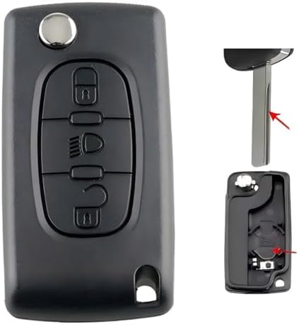 Car Key Fob Fits for Citroe-n C1 C2 C3 C4 C5 C6 Dispatch Berlingo Grand ...