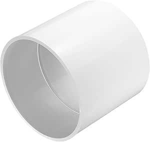 Amazon.com: uxcell Pcs PVC Pipe Fitting 6 Inch Coupling Adapter (Socket ...