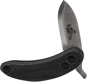 Amazon.com: L.T. Wright Woods Monkey Banana Peel Modular Friction Folder Knives (Black ¼ Micarta ...