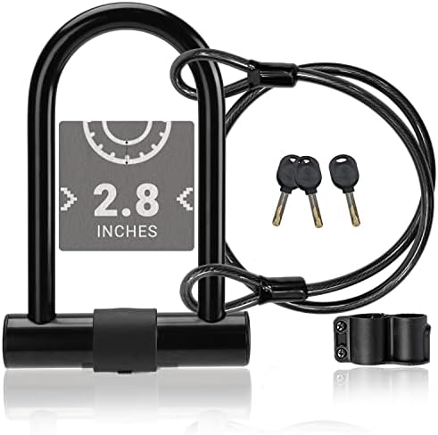 Amazon.com: Himiway Anti-Theft U Lock with 14mm Heavy Duty Security ...