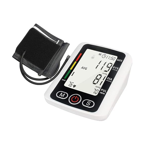 Dr care Digital BP Monitor Arm Cuff Pulse Rate BP Meter Accurate ...