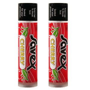 Amazon.com : Savex Cherry Stick Tray Pack Balm 24ct x 0.15 oz : Beauty ...
