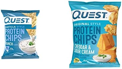 Amazon.com: Quest Nutrition Protein Chips Bundle - Ranch, Cheddar ...