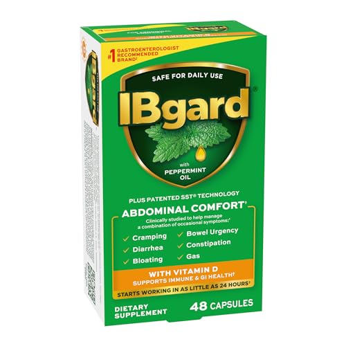 IBgard with Vitamin D Daily Gut Health Support Supplement to Help ...