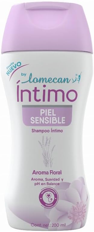 LOMECAN V Shampoo Íntimo Piel Sensible, Con Aloe Vera que protege y ...