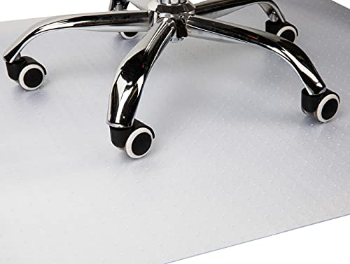 Mind Reader Office Chair Mat for Carpet, Under Desk Protector, Carpet ...