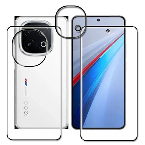 TOMBIK Front & Back & lens Tempered Glass Screen Protector Compatible ...