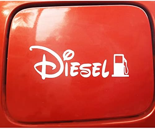 Dikoria Diesel Car Sticker for Fuel Tank, Waterproof Vinyl Sticker in ...