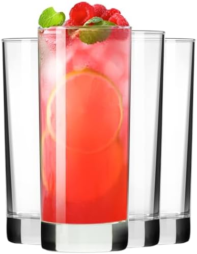Amazon.com | True Highball Glasses, Tall Glass Tumbler for Cocktails ...