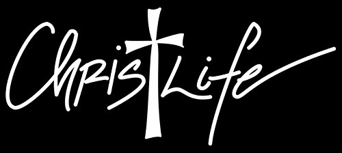 Christ Life Decal Vinyl Sticker|Cars Trucks Vans Walls Laptop| White |3 ...