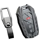 Amazon.com: Ocezbiis For Audi Key Fob Cover,Keychain,Zinc Alloy ...