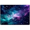 Amazon.com: 5' X 7' Galaxy Area Rug Dark Blue Starry Sky Carpets for ...