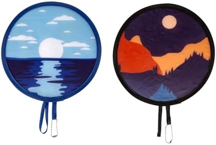 Amazon.com: SUJJY 4 Pack Retro Hippie Hand Fan Foldable Multi-Role ...