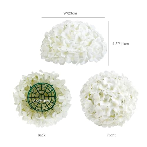 Snapklik.com : 12pcs Hydrangea Artificial Flower Ball Centerpieces ...