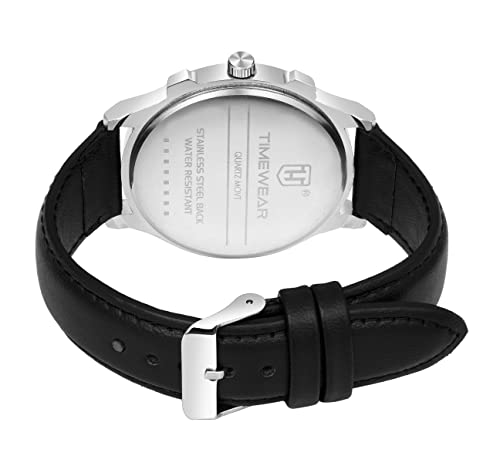 Buy TIMEWEAR Analog New Track Black Number Dial Black Strap Watch for ...