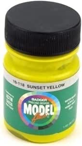 Modelflex Paint - Gloss Colors - 1 Ounce - Sunset Yellow : Amazon.ca ...