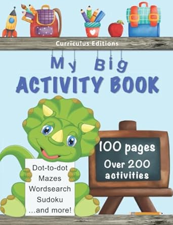 My Big Activity Book and Colouring Book (age 4-6) | Over 200 fun and ...