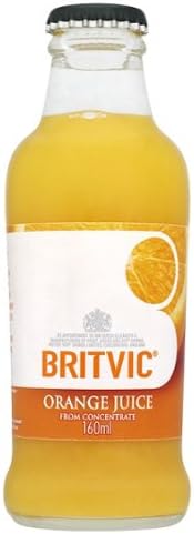 Britvic Orange Juice 24x125ml Glass Bottles : Amazon.co.uk: Grocery