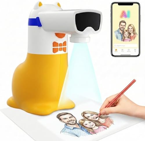 AI Drawing Projector for Kids Ages 5-12, Turn Photos into Drawings ...