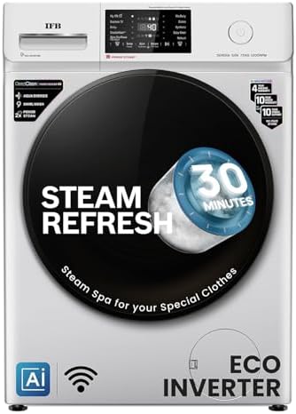 IFB 9 Kg 5 Star Powered by AI with 9 Swirl Wash, WiFi, Fully Automatic ...