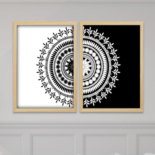 Avni Creations Mandala Art Painting with Frame For Living Room, Bedroom ...