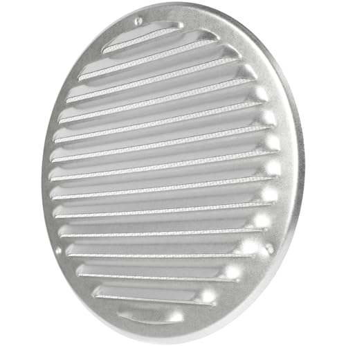 8 Inch / 200 mm Vent Cover – Galvanized Steel Round Soffit Vent – Air ...