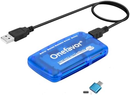 Amazon.com: Onefavor SmartMedia Cards Reader Writer, All-in-1 USB ...