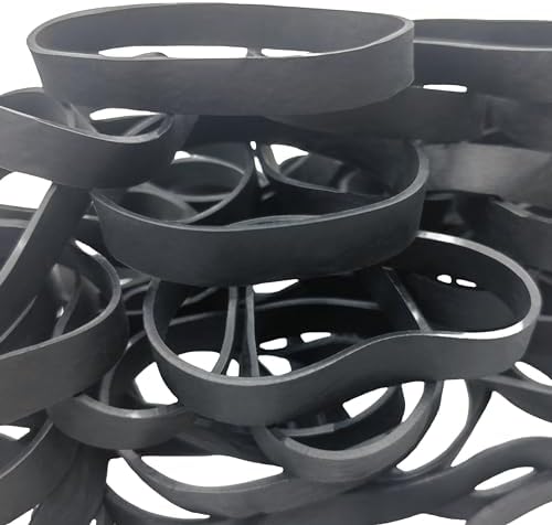 Amazon.com: Thick Rubber Bands Heavy Duty - Black Wide Strong Elastic ...