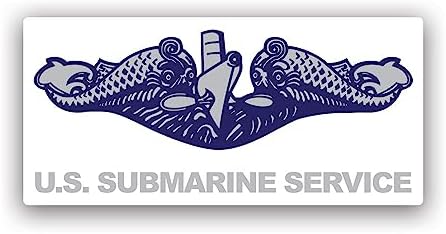 Amazon.com: Submarine Warfare Dolphins Sticker Decal - Self Adhesive ...