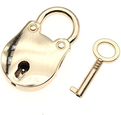 FDXGYH Vintage Mini Bear Padlock Lock Antique Style Small Key Lock ...
